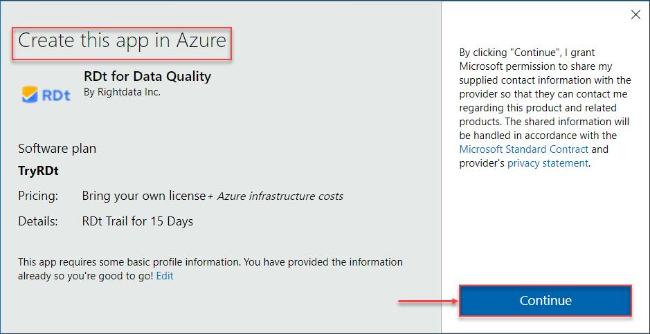 Steps involved installing DataTrust (RDt) application on Azure – RightData