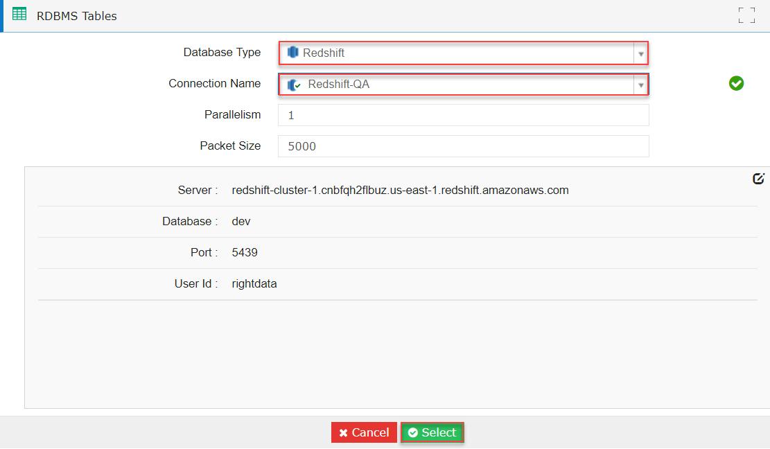Bulk data comparison using mapping file – RightData
