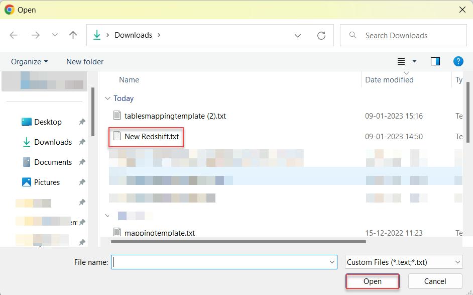 Bulk data comparison using mapping file – RightData