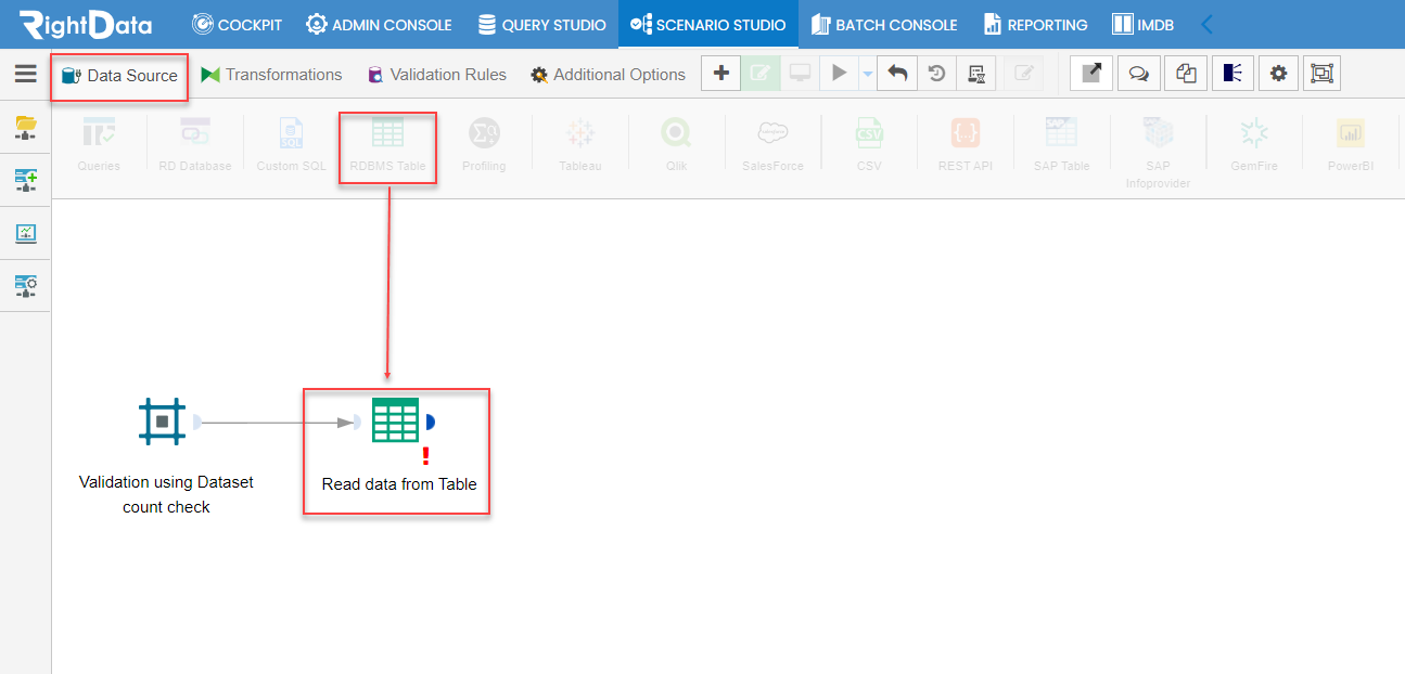Validation Using Dataset Count Check Rule Rightdata
