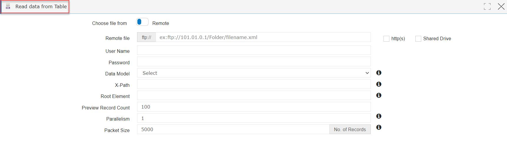 Query Chain using XML as Data Source – RightData