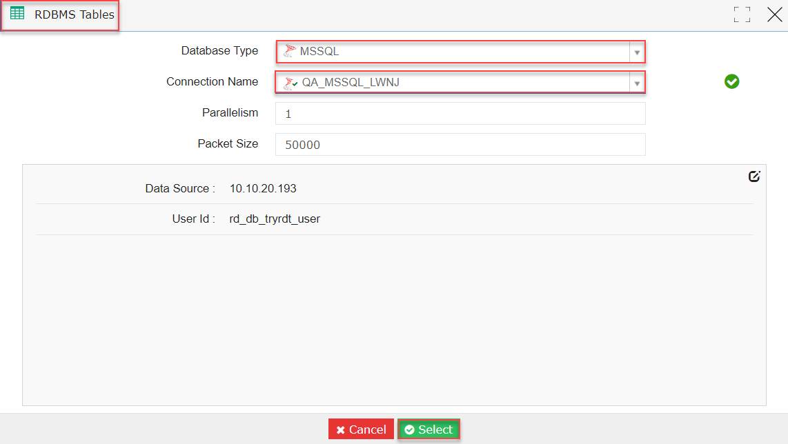 Pushdown Reconciliation In Tdr Using Data Compare Mssql Data Source Rightdata