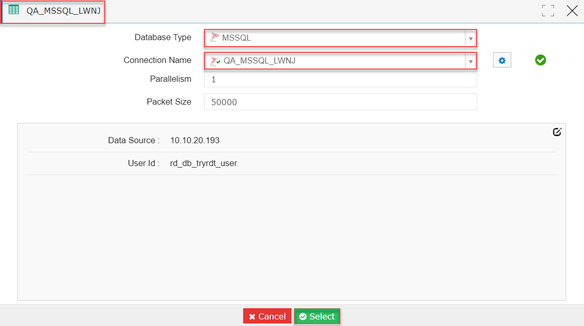 Pushdown Reconciliation In Tdr Using Data Compare Mssql Data Source Rightdata