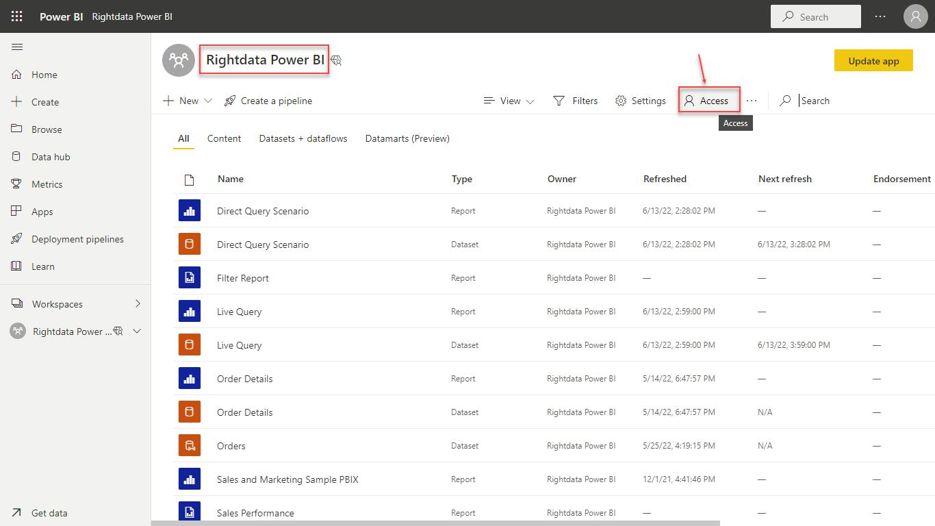 Power BI pre-configuration steps using Tenant ID – RightData