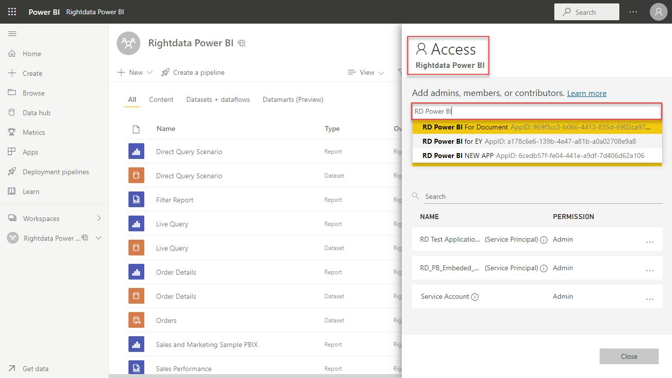 Power BI pre-configuration steps using Tenant ID – RightData