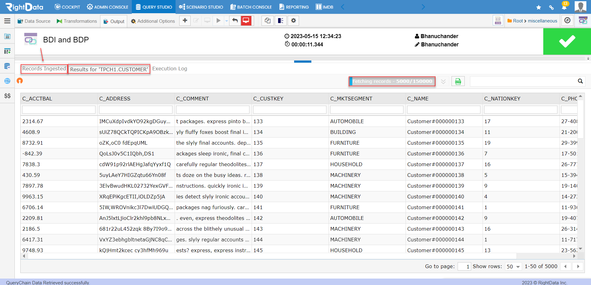 BDI and BDP (Bulk Data Ingestion and Bulk Data Profiling) – RightData