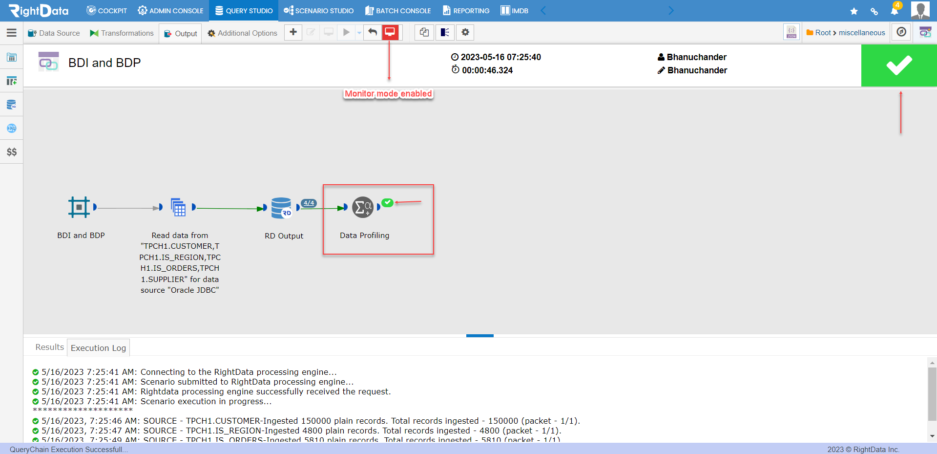 BDI and BDP (Bulk Data Ingestion and Bulk Data Profiling) – RightData