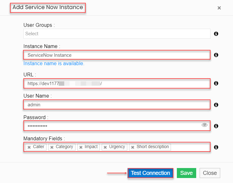 Enabling ServiceNow integration – RightData