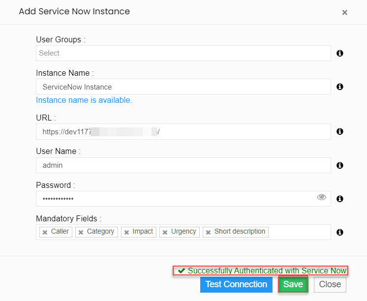Enabling ServiceNow integration – RightData