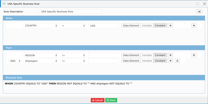 Business Rule validation of output from custom SQL – RightData