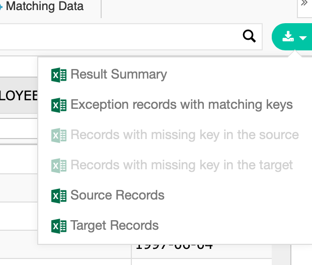 Compare Data and Save Matching Data – RightData