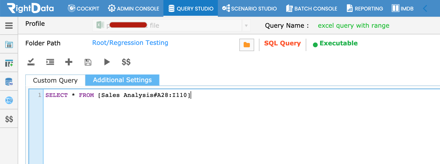 Querying Remote Excel Workbook – RightData