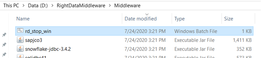 Stopping and Starting all RightData (DataTrust) services – RightData