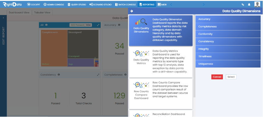 Custom Reporting – RightData