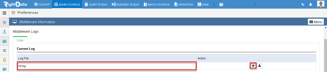 Middleware Information – RightData