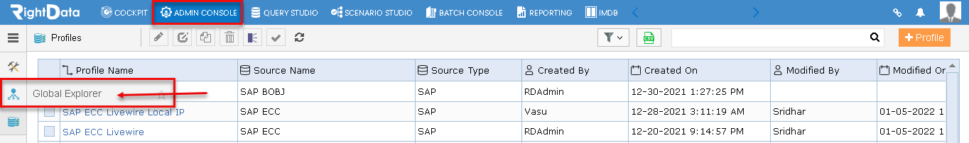 Global Explorer – RightData