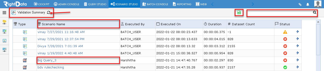 Validations – RightData