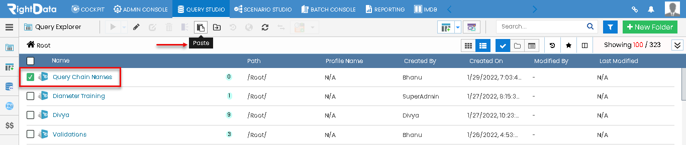 Query Explorer – RightData