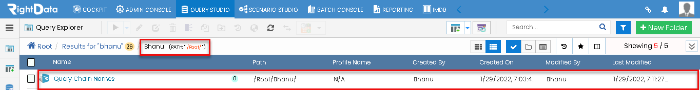 Query Explorer – RightData