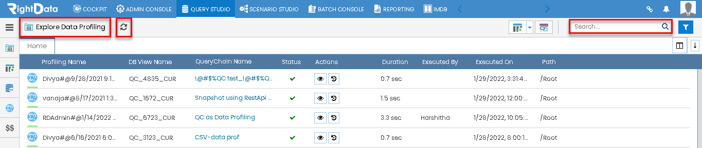 Explore Data Profiling – RightData