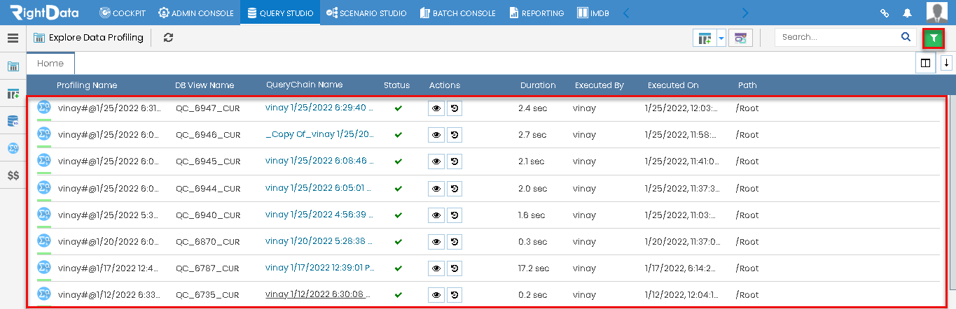 Explore Data Profiling – RightData