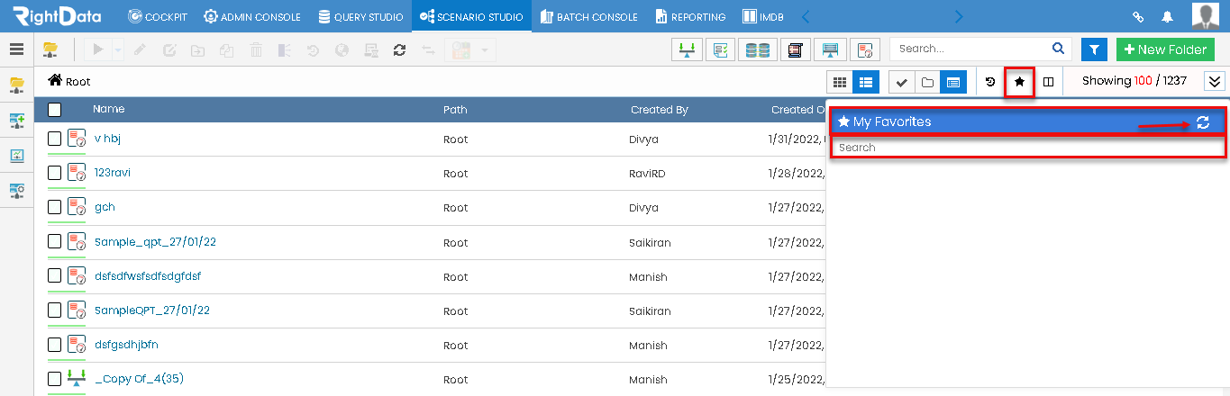 Scenario Explorer – RightData