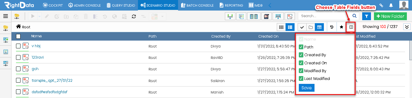 Scenario Explorer – RightData