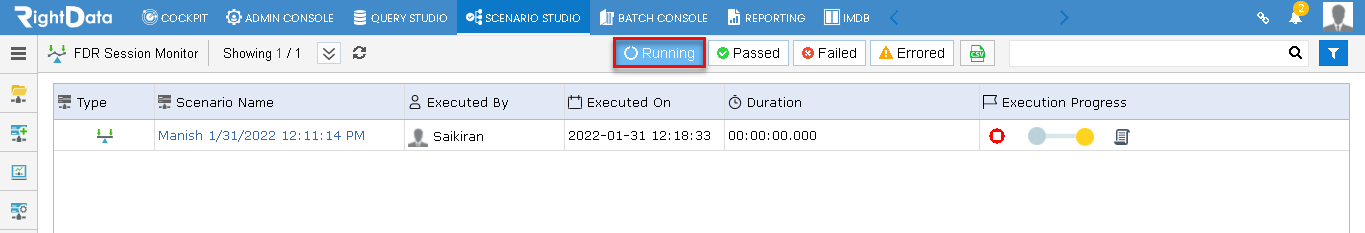 FDR Session Monitor – RightData