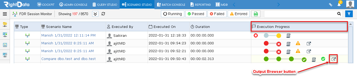 FDR Session Monitor – RightData