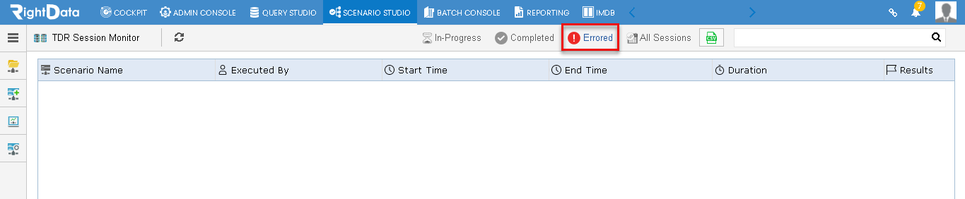 TDR Session Monitor – RightData