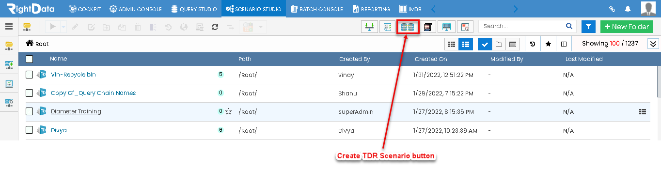 Scenario Explorer – RightData