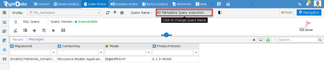 Query – RightData
