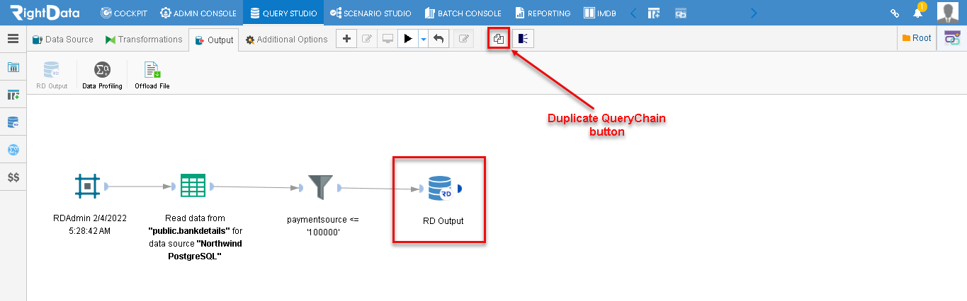 Query Chain – RightData