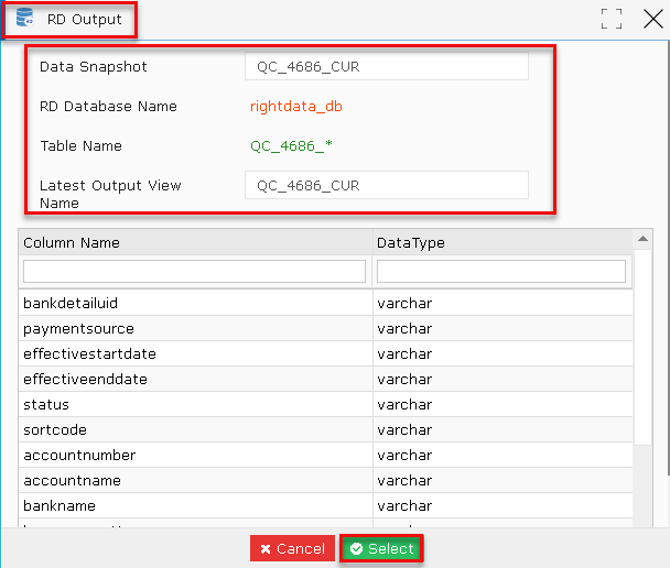 Query Chain – RightData