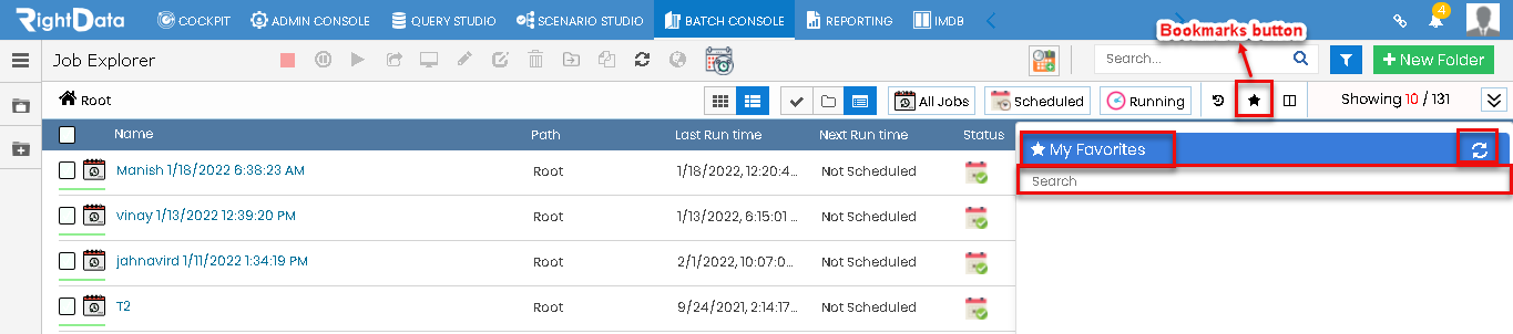 Job Explorer – RightData