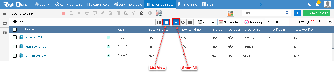 Job Explorer – RightData