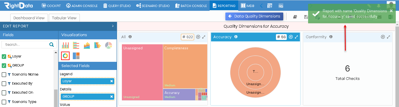 Data Quality Dimensions Dashboard – RightData