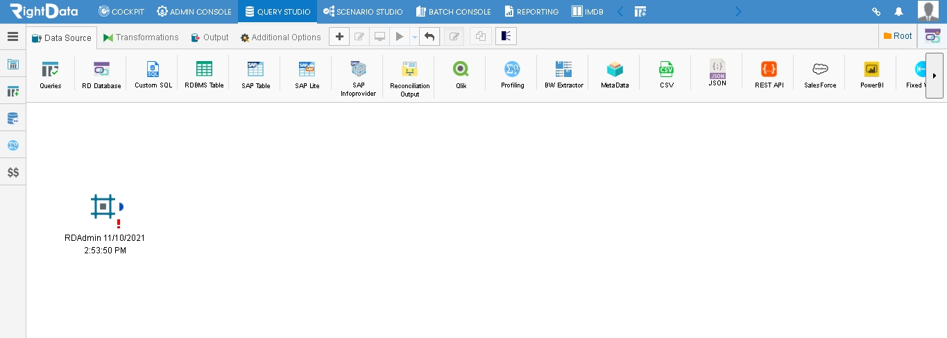 Infer Metadata And Input Metadata In Custom Sql Data Source Widget Rightdata