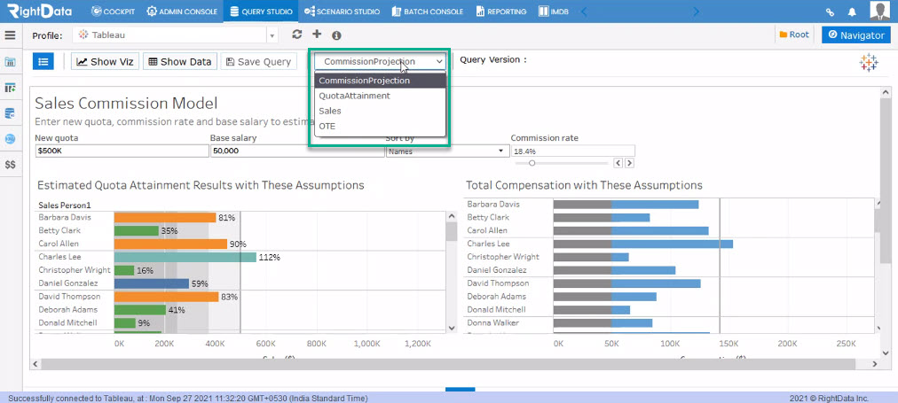Tableau Visualization and filters – RightData