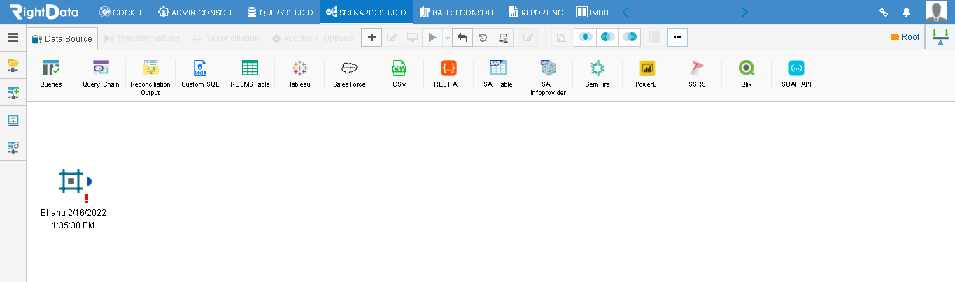 Pushdown reconciliation – RightData