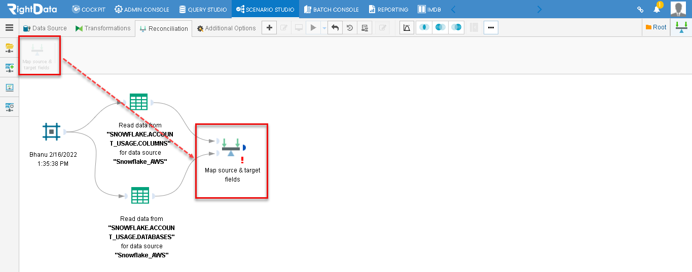 Pushdown reconciliation – RightData