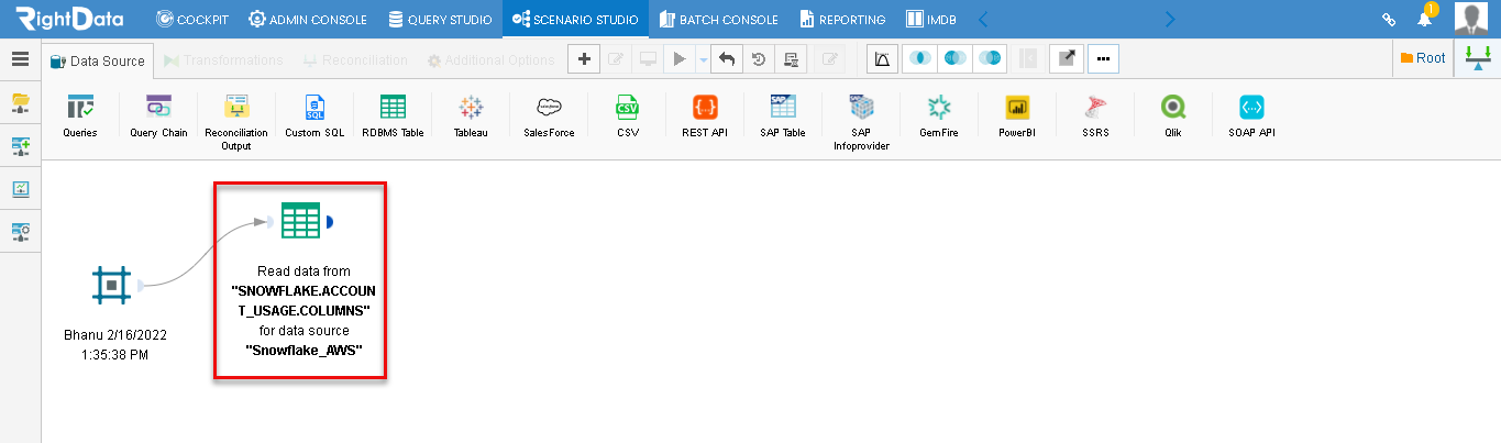 Pushdown reconciliation – RightData