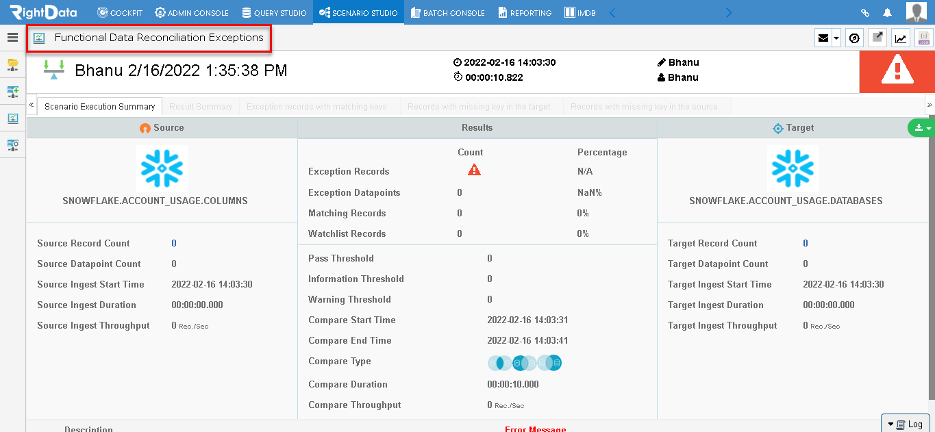 Pushdown reconciliation – RightData