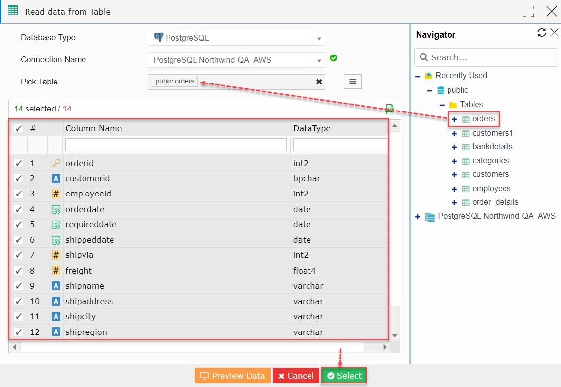 Filter data using variables in Query Chain – RightData