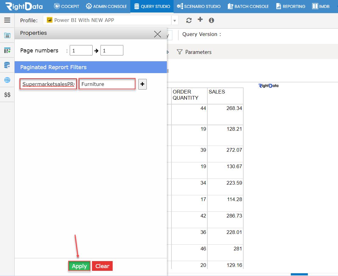 Paginated Filter Reports in Power BI – RightData