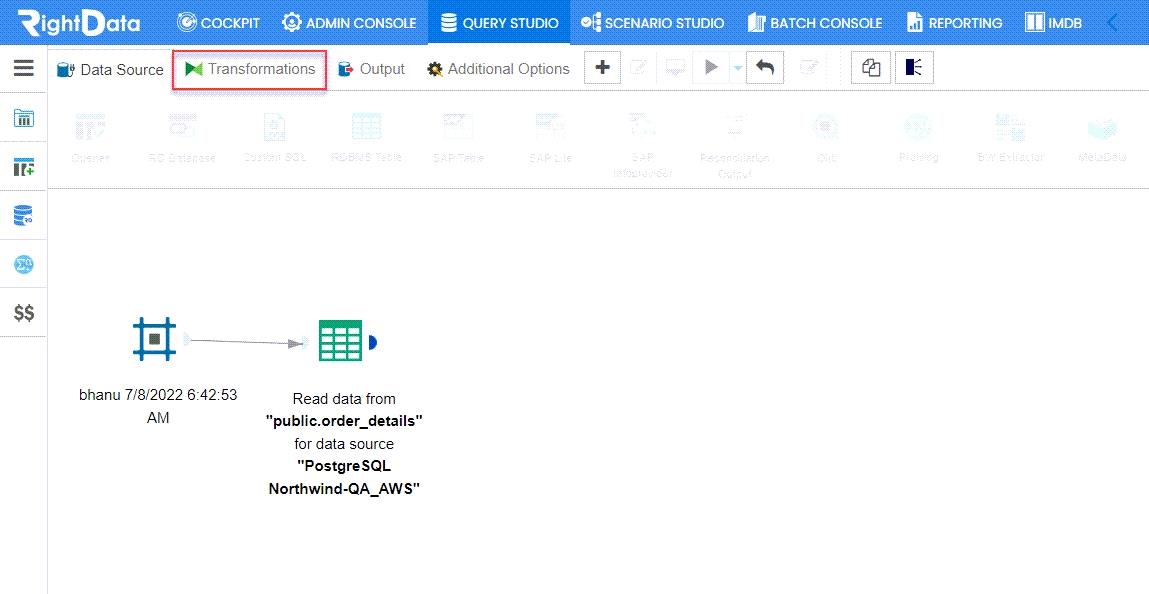 Query Chain using Pivot data Transformation – RightData
