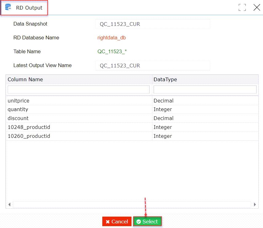 Query Chain using Pivot data Transformation – RightData