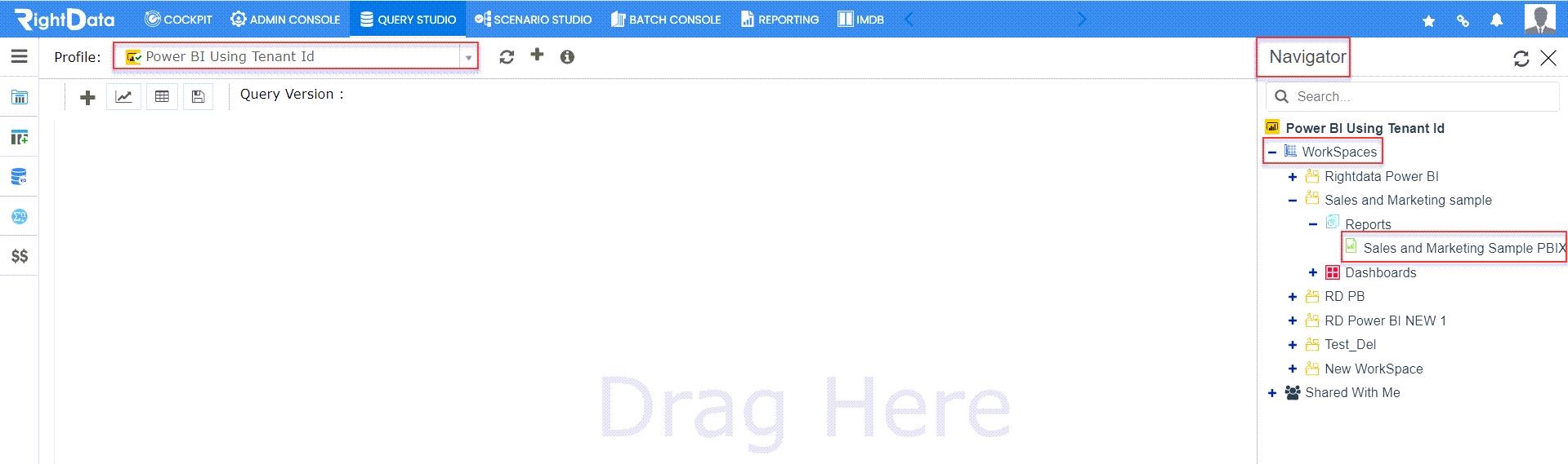 Creating queries on Power BI (static reports with visuals) – RightData