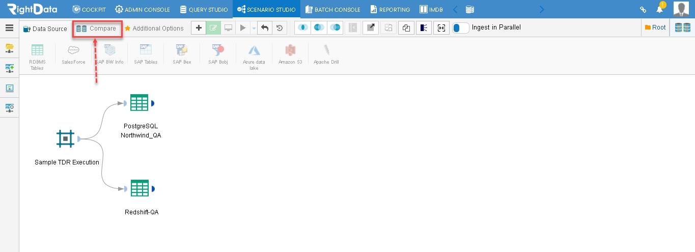 TDR Data comparison options – RightData