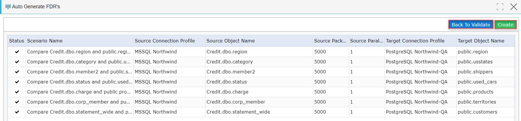 Create new FDR(s) based on TDR configuration – RightData